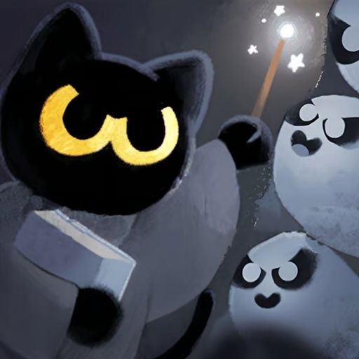 Jogo Doodle Halloween Momo Cat: Academy no Jogos 360
