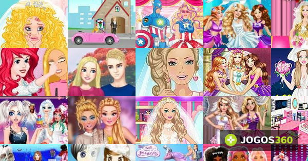 Jogos de Casamento da Barbie no Jogos 360