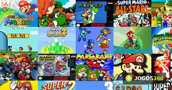 Jogos de Mario Nintendo no Jogos 360