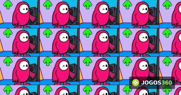 Jogo FNF vs Fall Guys no Jogos 360