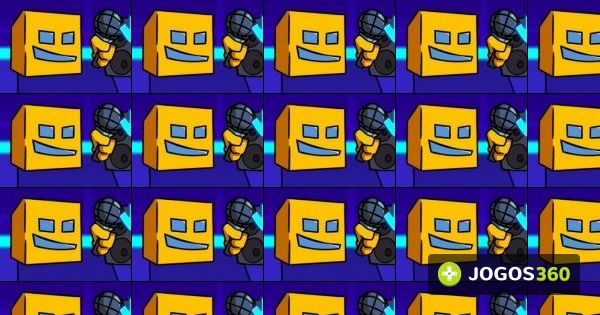 Jogo FNF vs Geometry Dash no Jogos 360