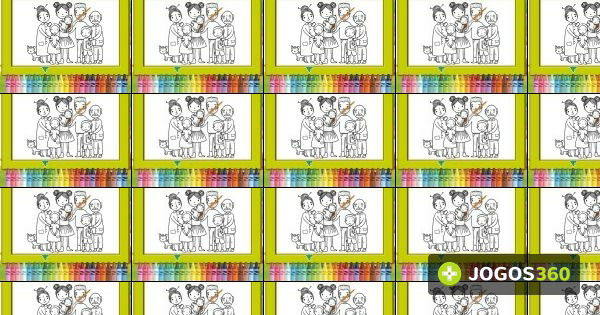 Jogo Happy Family Coloring Book no Jogos 360