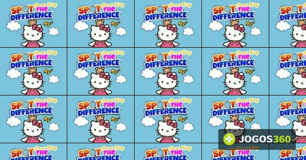 Jogo Hello Kitty: Spot the Differences no Jogos 360
