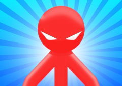 Red Stickman vs Monster School no Jogos 360